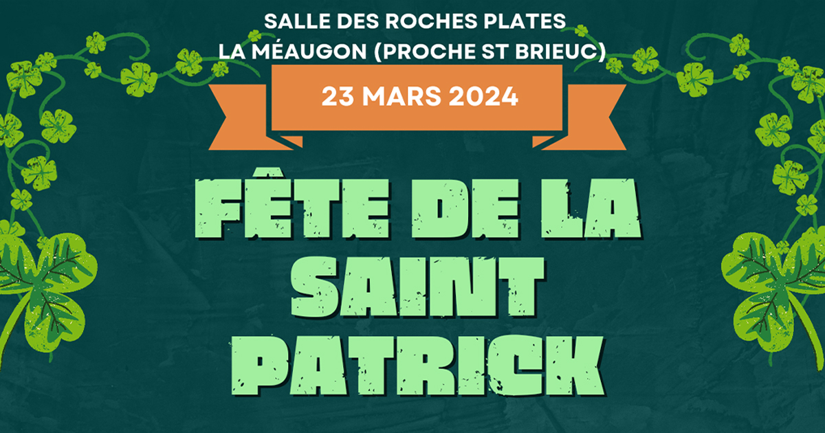 Fête de la Saint Patrick à La Méaugon, près de Saint-Brieuc (22)